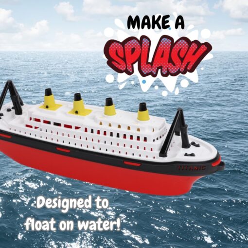 41cm (16") Titanic Replica Toy Boat - Kids Floating Water Toy - Pool ...